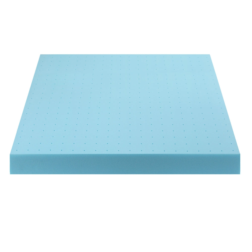 Giselle 12cm Memory Foam Mattress Topper Ventilated Cool Gel Bamboo Co ...